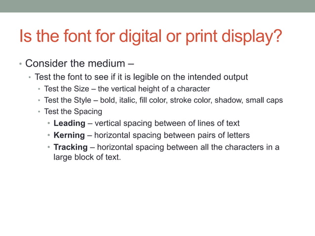1.01 Typography Usability and Readability | PPT