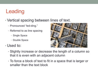 1.01 Typography Usability and Readability | PPT