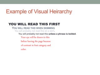 1.01 Typography Usability and Readability | PPT