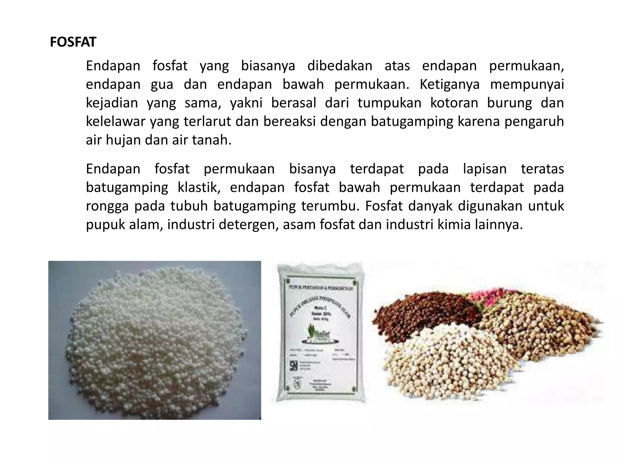 Bahan materi kuliah rekayasa bahan galian industri | PPTX