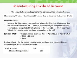 Accounting for Factory Overhead | PPTX