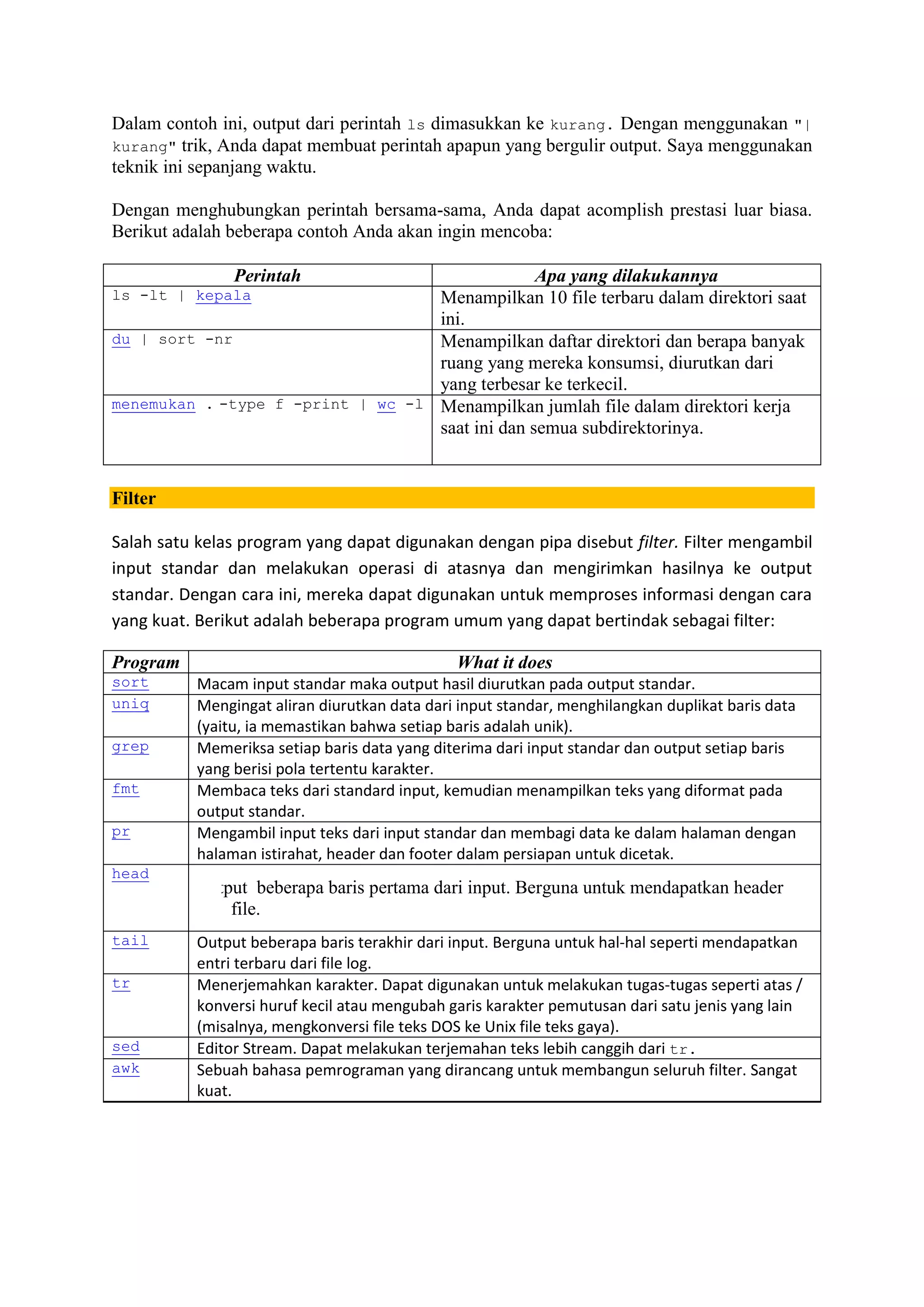 1.exploring linux command | PDF 1.exploring linux command | PDF