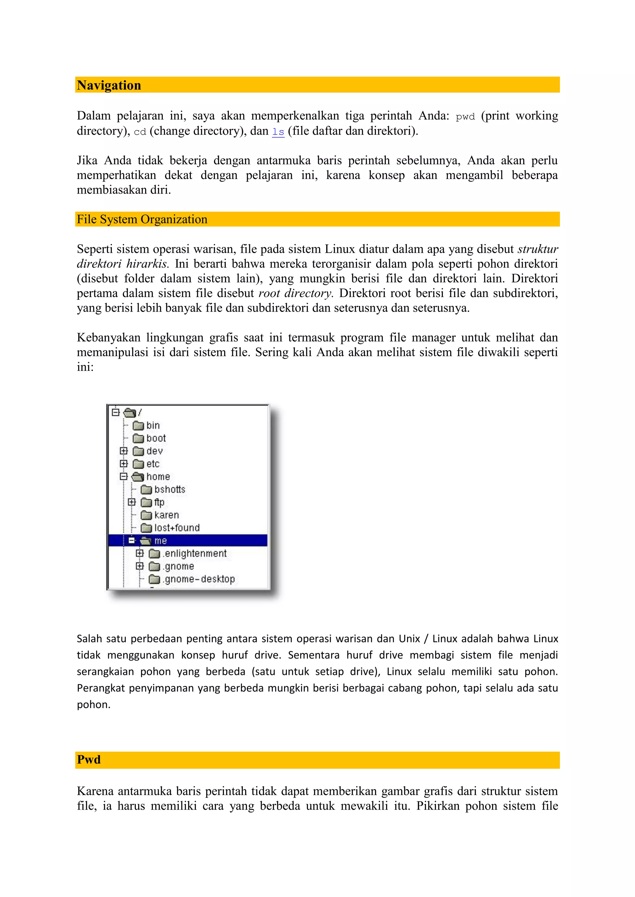 1.exploring linux command | PDF