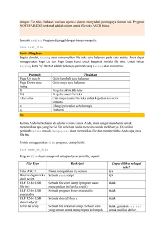 1.exploring linux command | PDF