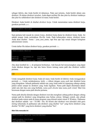 1.exploring linux command | PDF