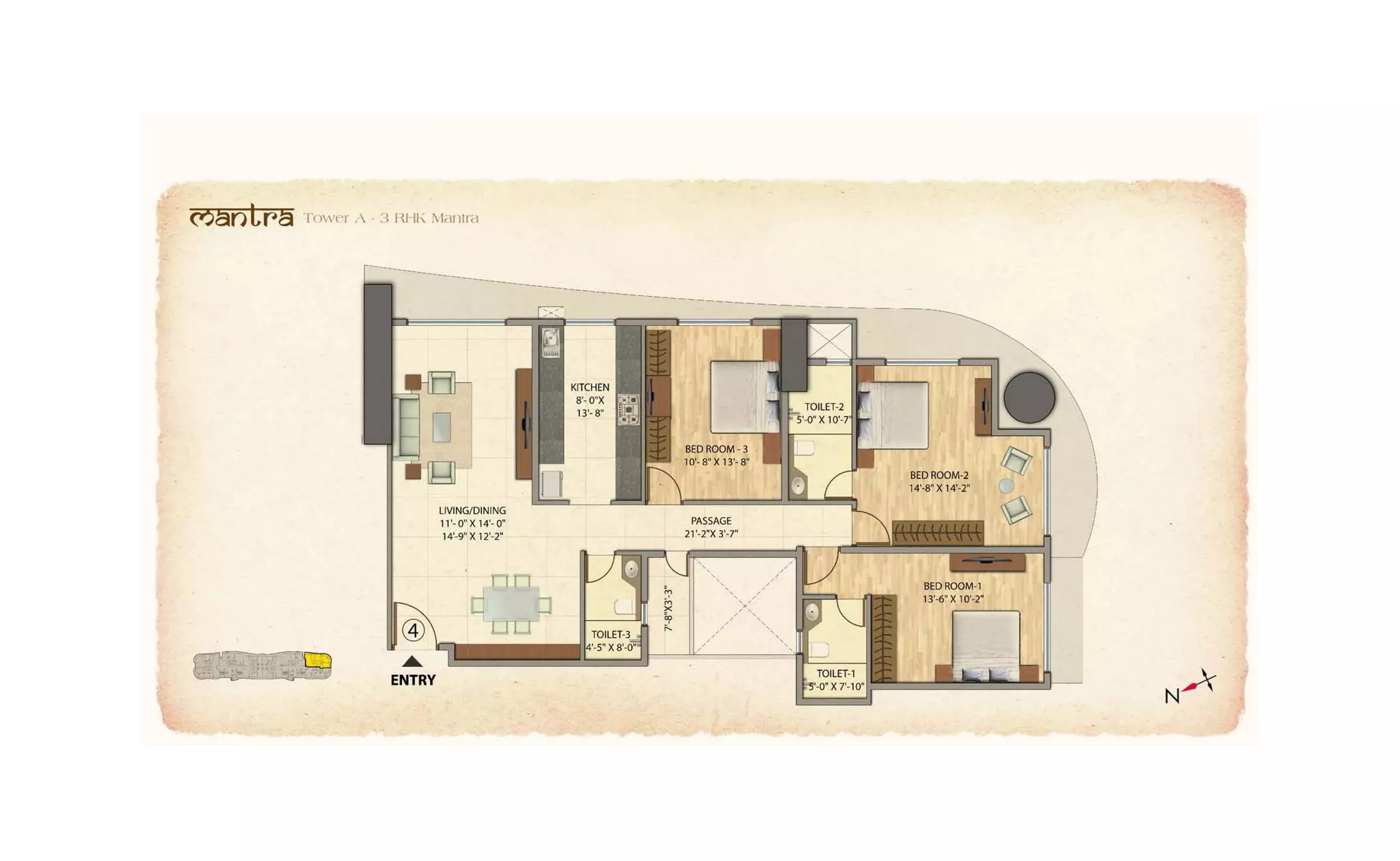 Omkar Veda Parel Mumbai Price List Floor Plan Location Map Site Layout ...