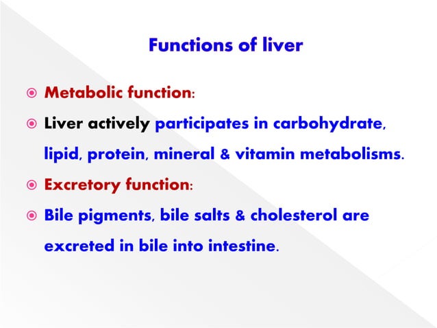 LIVER FUNCTION TESTS (LFT) | PPTX | Endocrine and Metabolic Diseases ...