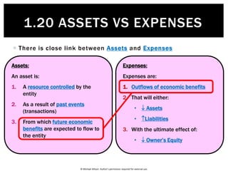 1.20 Assets v Expenses | PPT