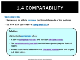 1.4 Comparability | PPT