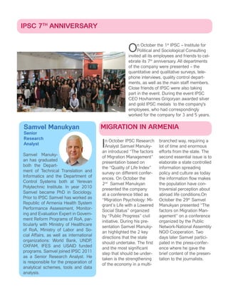 IPSC Newsletter, October 2013 | PDF