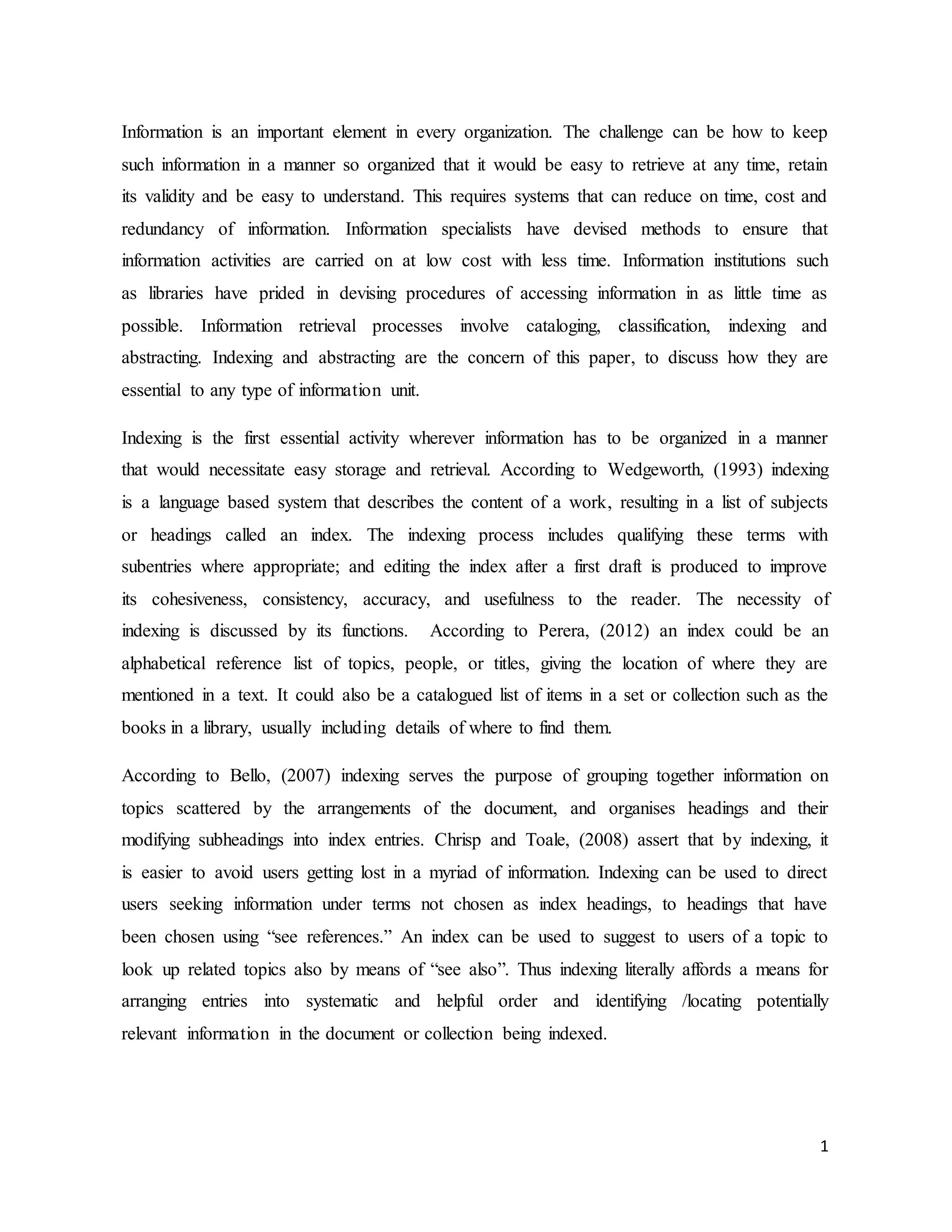 1. indexing and abstracting | DOCX