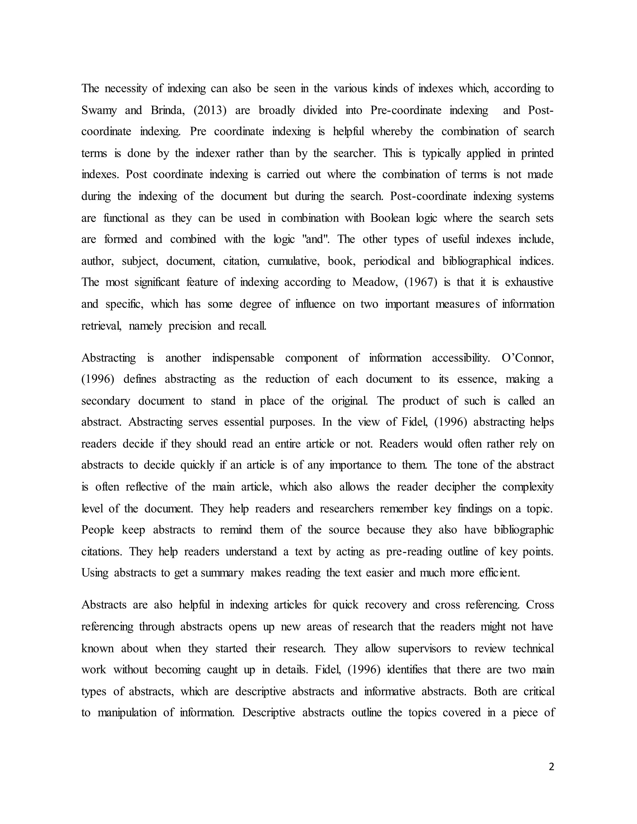 1. indexing and abstracting | DOCX