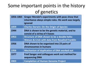 The Genetic Revolution: 1. Intro, Biological & Chemical Background | PPT