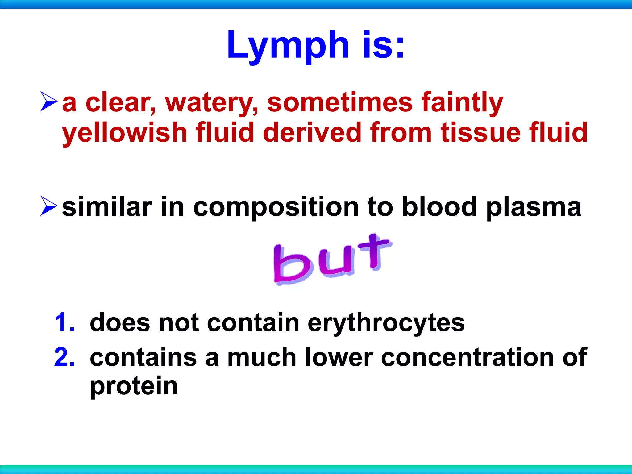 BIOLOGY FORM 5 CHAPTER 1: 1.4 THE LYMPHATIC SYSTEM | PPTX