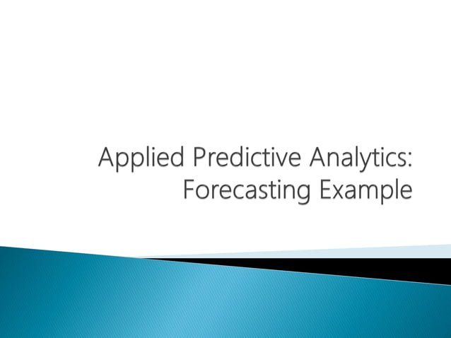 Data Science - Part I - Sustaining Predictive Analytics Capabilities | PPT