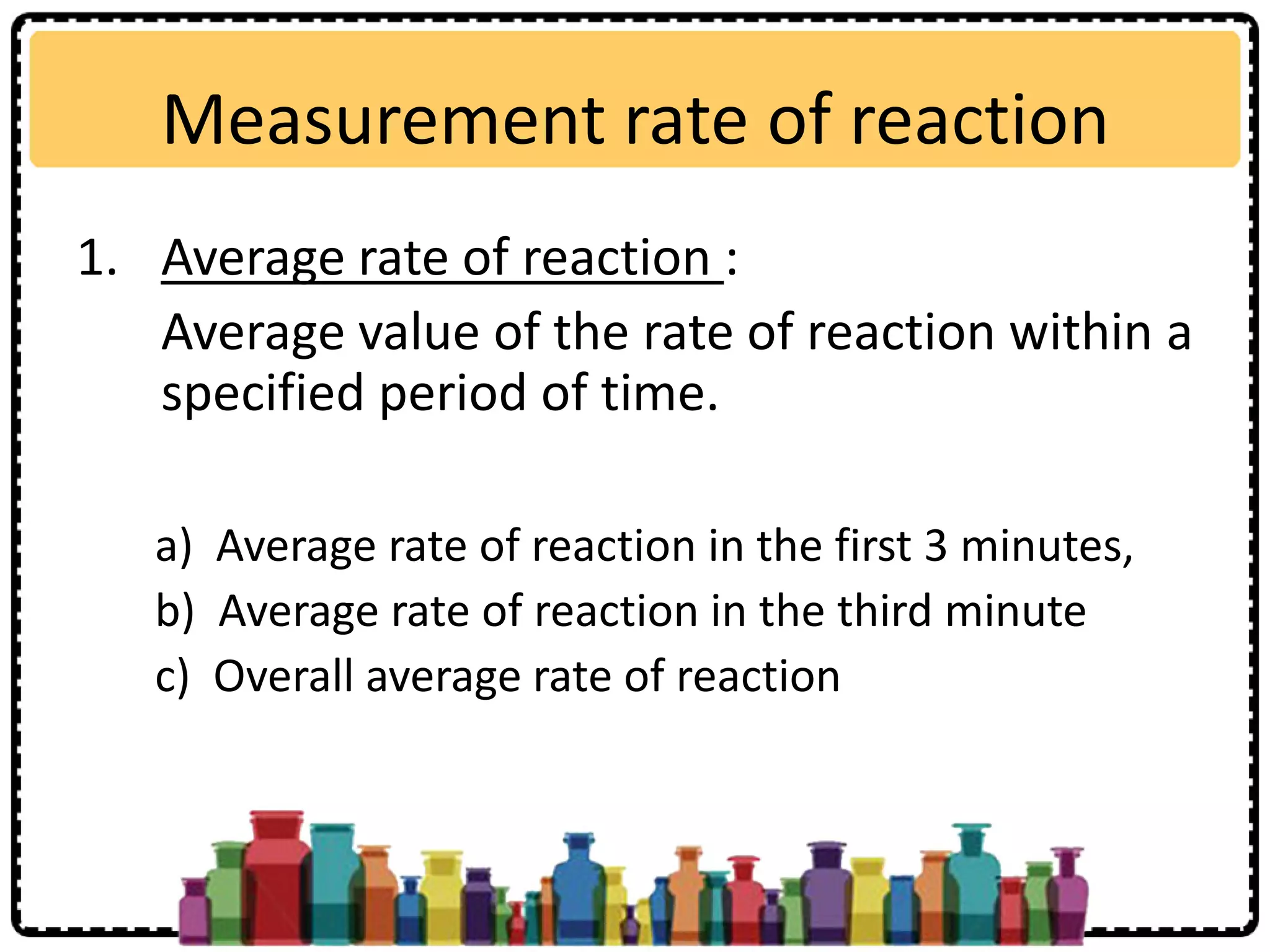Chapter 1: Rate of Reaction | PDF