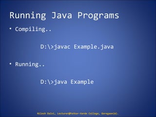1. Overview of Java | PPT | Programming Languages | Computing