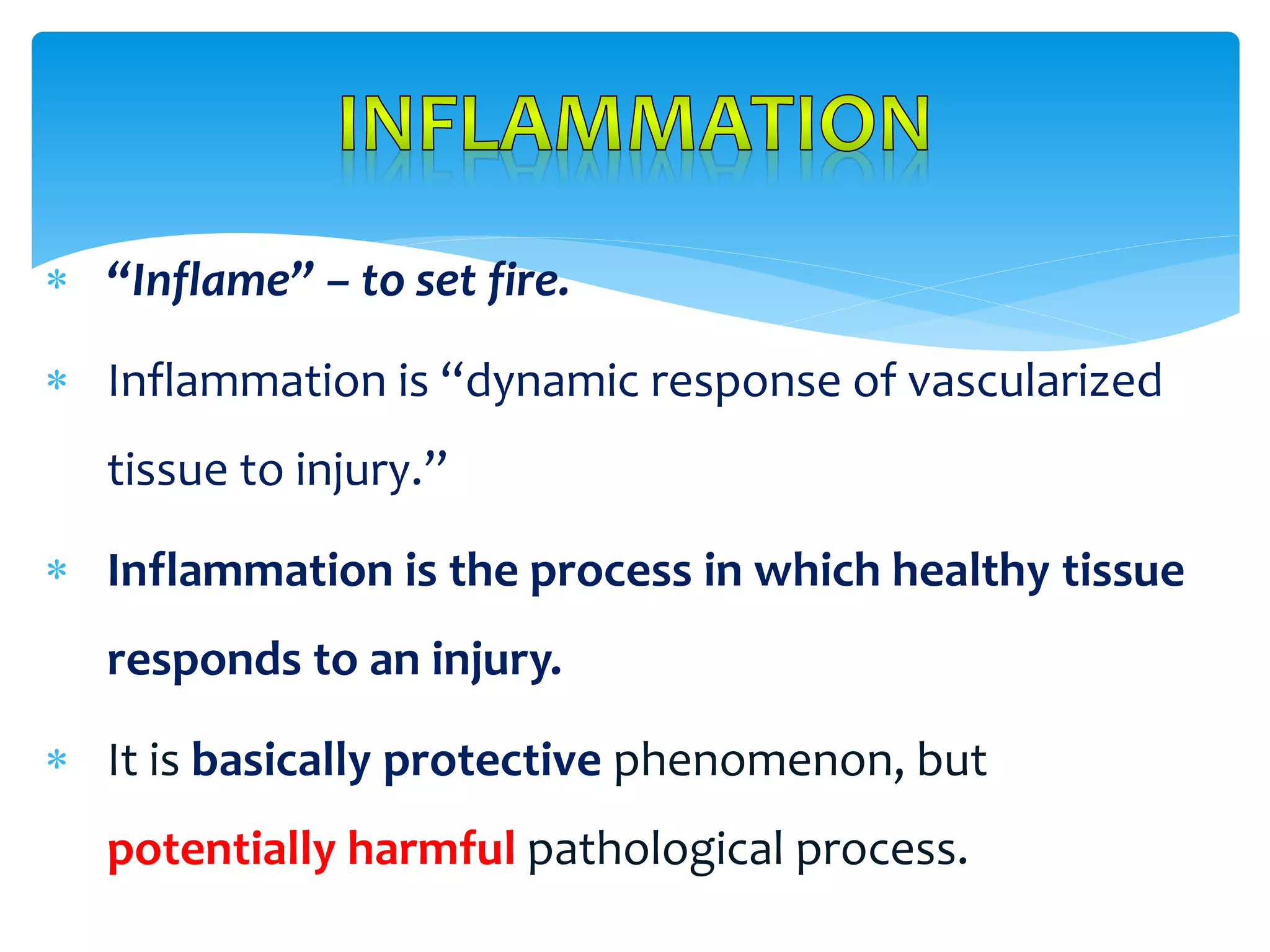 1. inflammation introduction-dr. sinhasan- mdzah | PPTX