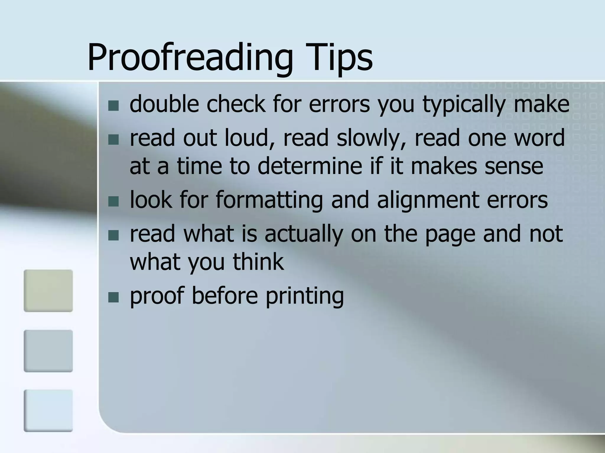 1. unit 5, proofreading | PPTX