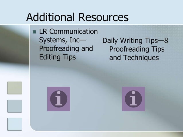 1. unit 5, proofreading | PPTX | Technology & Computing