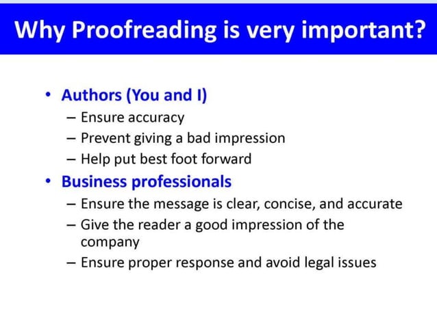 1. unit 5, proofreading | PPTX | Technology & Computing