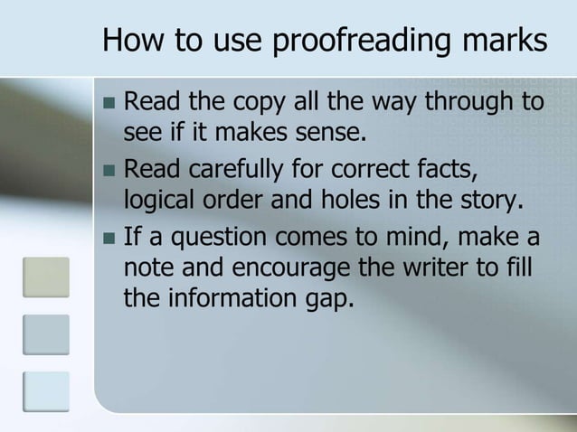 1. unit 5, proofreading | PPTX | Technology & Computing