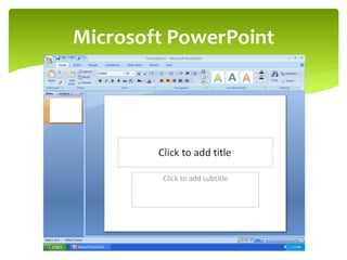 1. pengenalan microsoft power point | PPTX