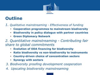 EU perspectives on lessons from implementation of biodiversity and ...