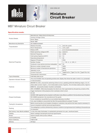1.MCB -Meba | PDF