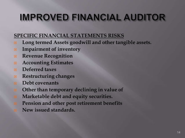 1. history of audit jan 14 | PPT