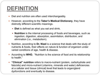 Diet and Nutrition and oral health | PPTX