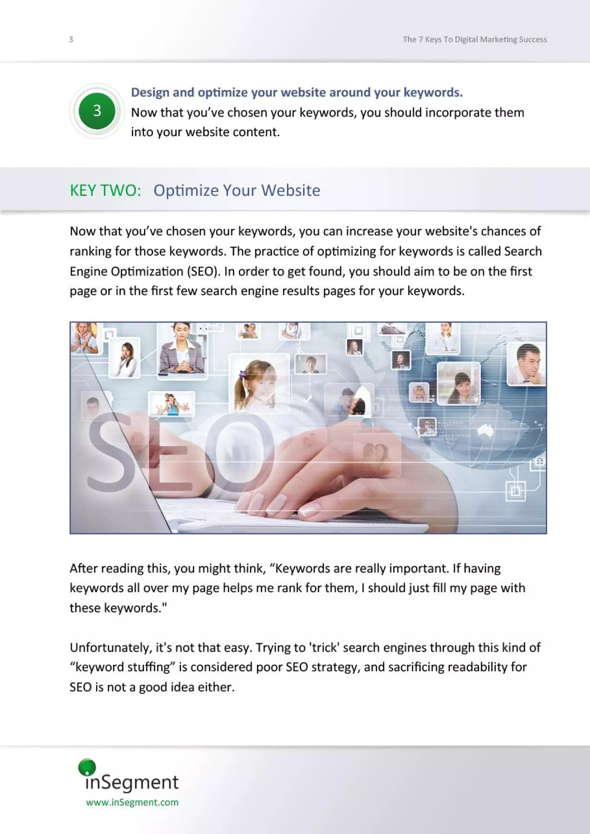 inSegment - The 7 Keys To Digital Marketing Success | PDF