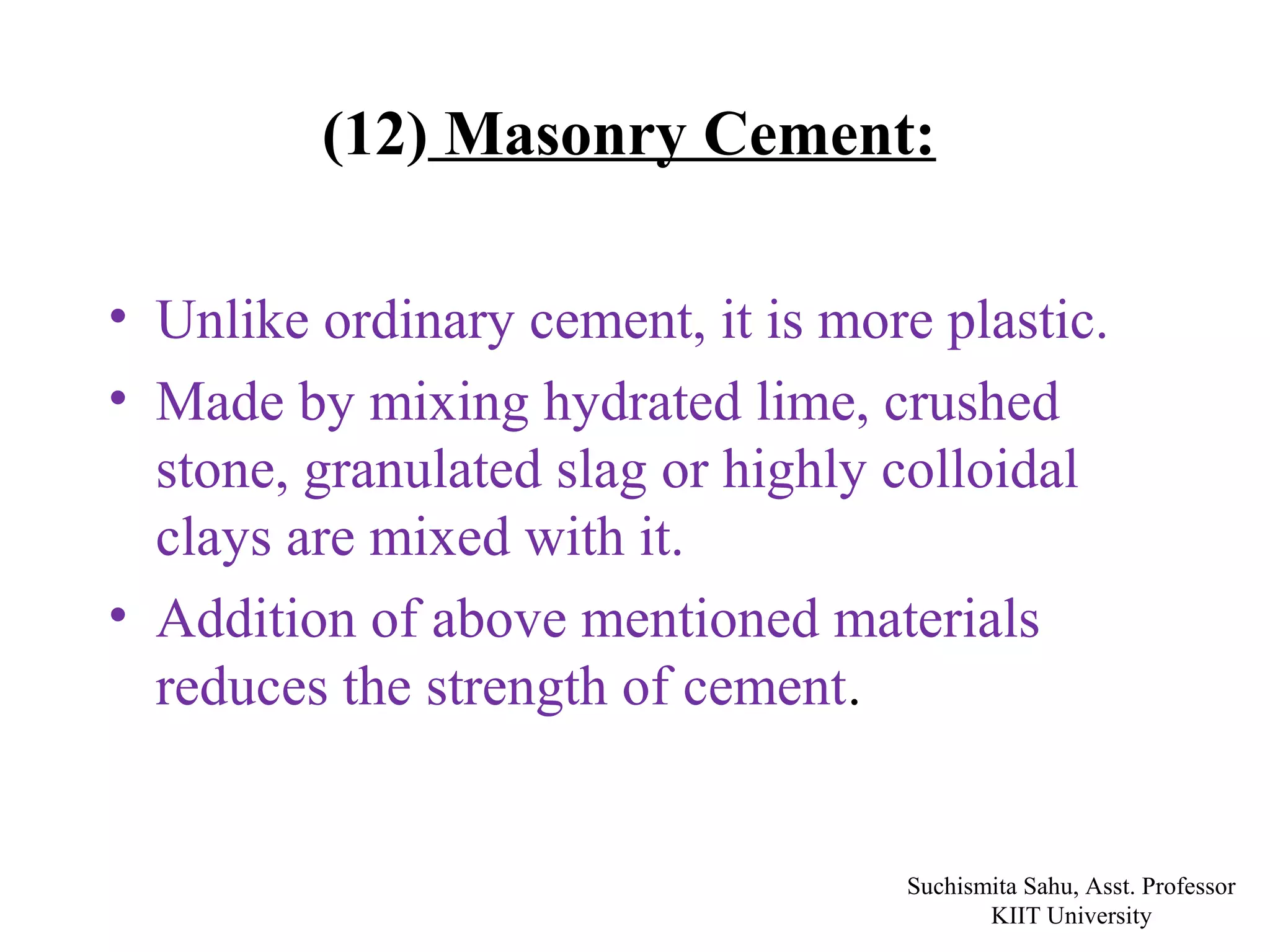 1. cement ppt | PPT