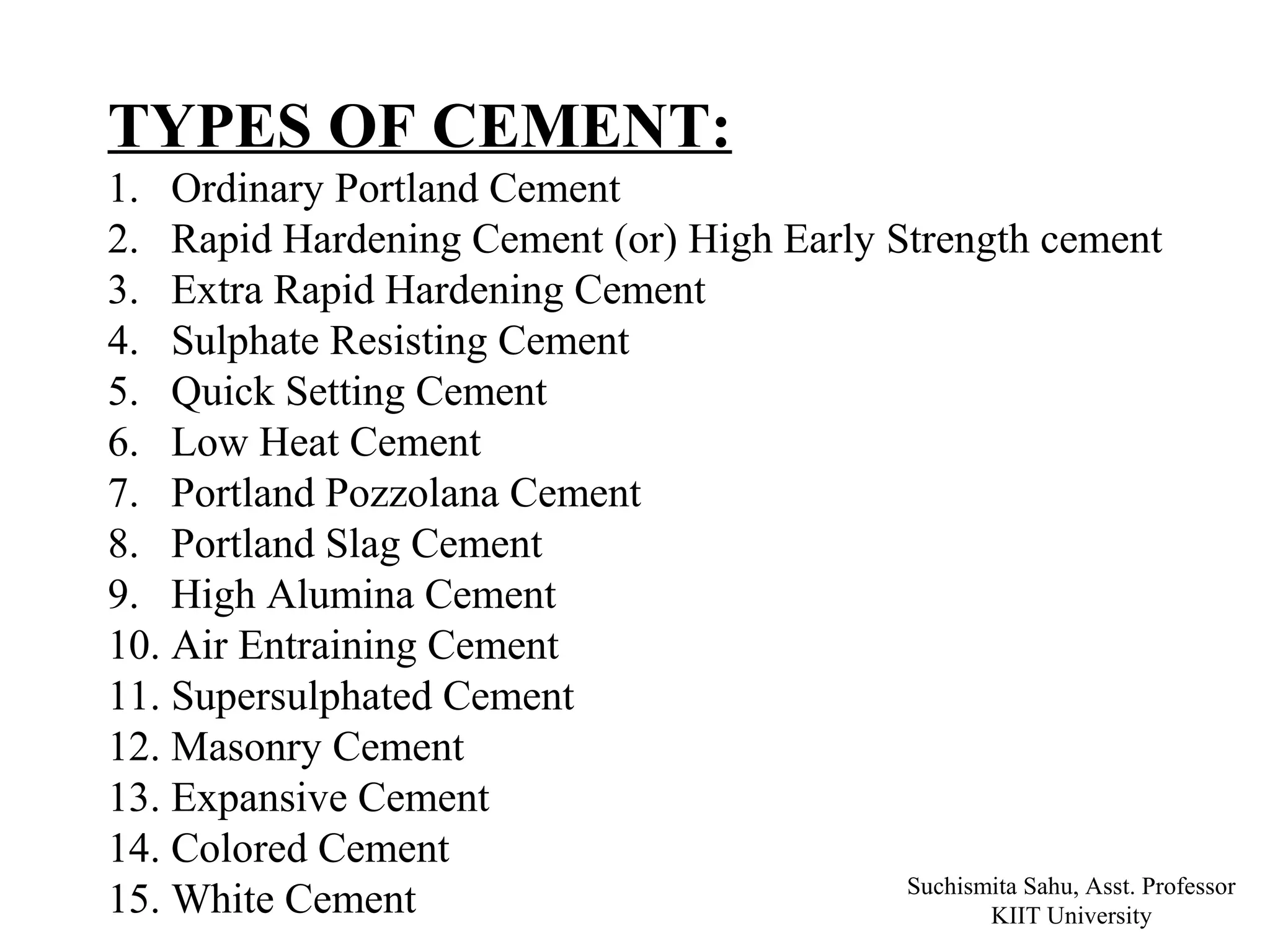 1. cement ppt | PPT