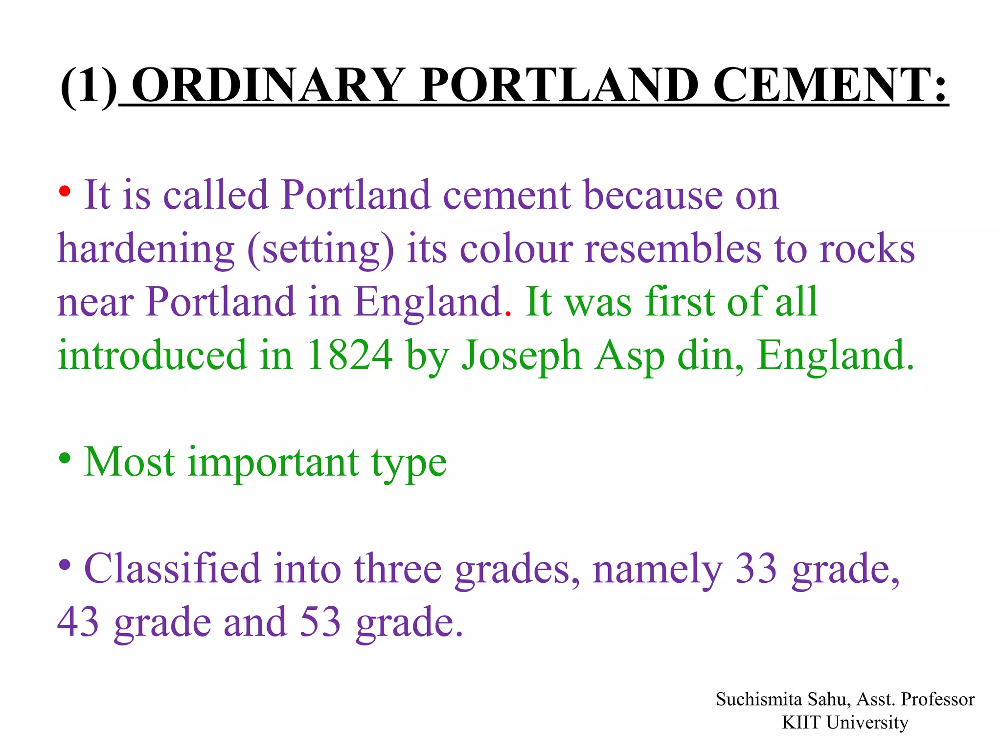 1. cement ppt | PPT