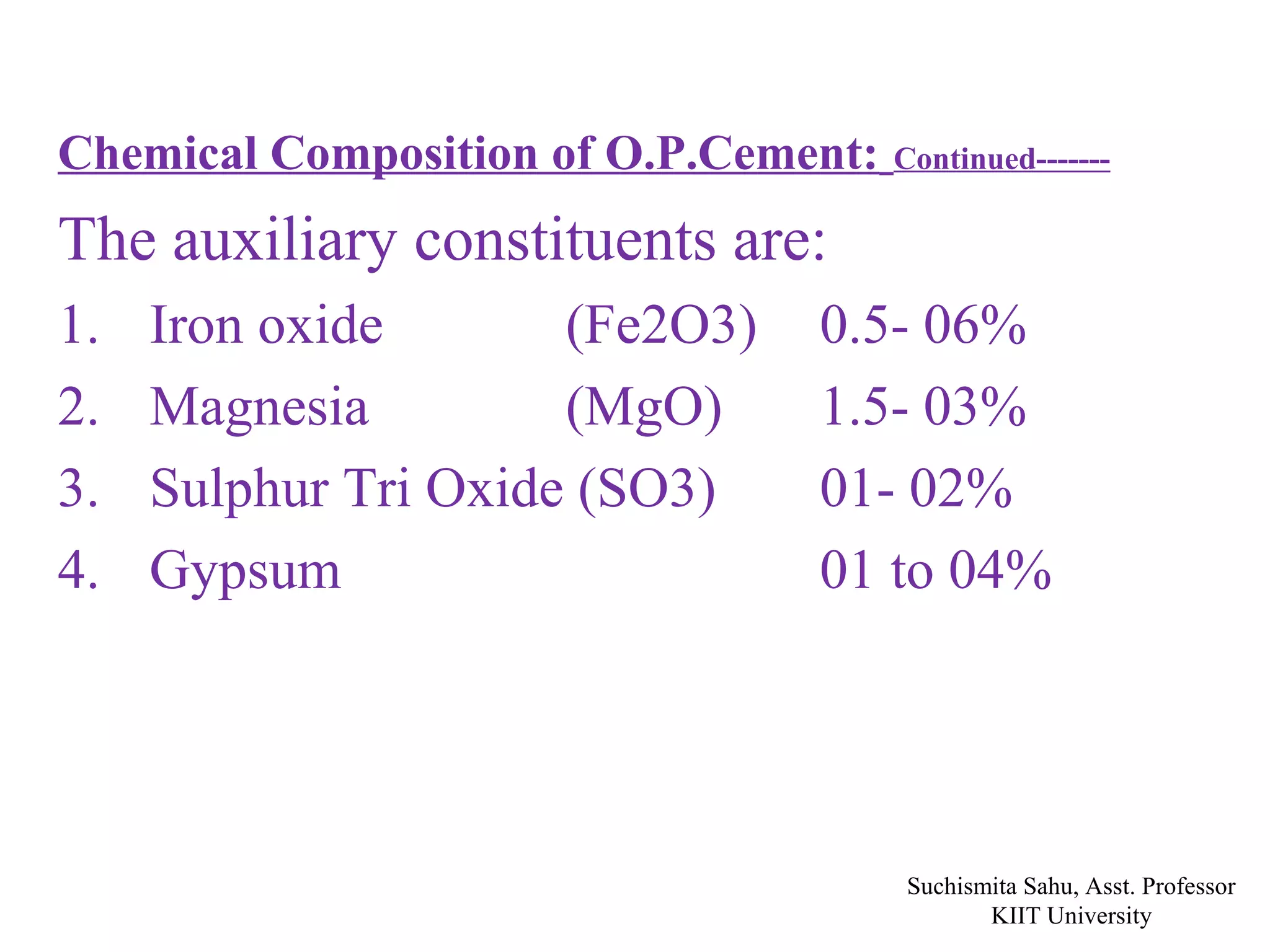 1. cement ppt | PPT