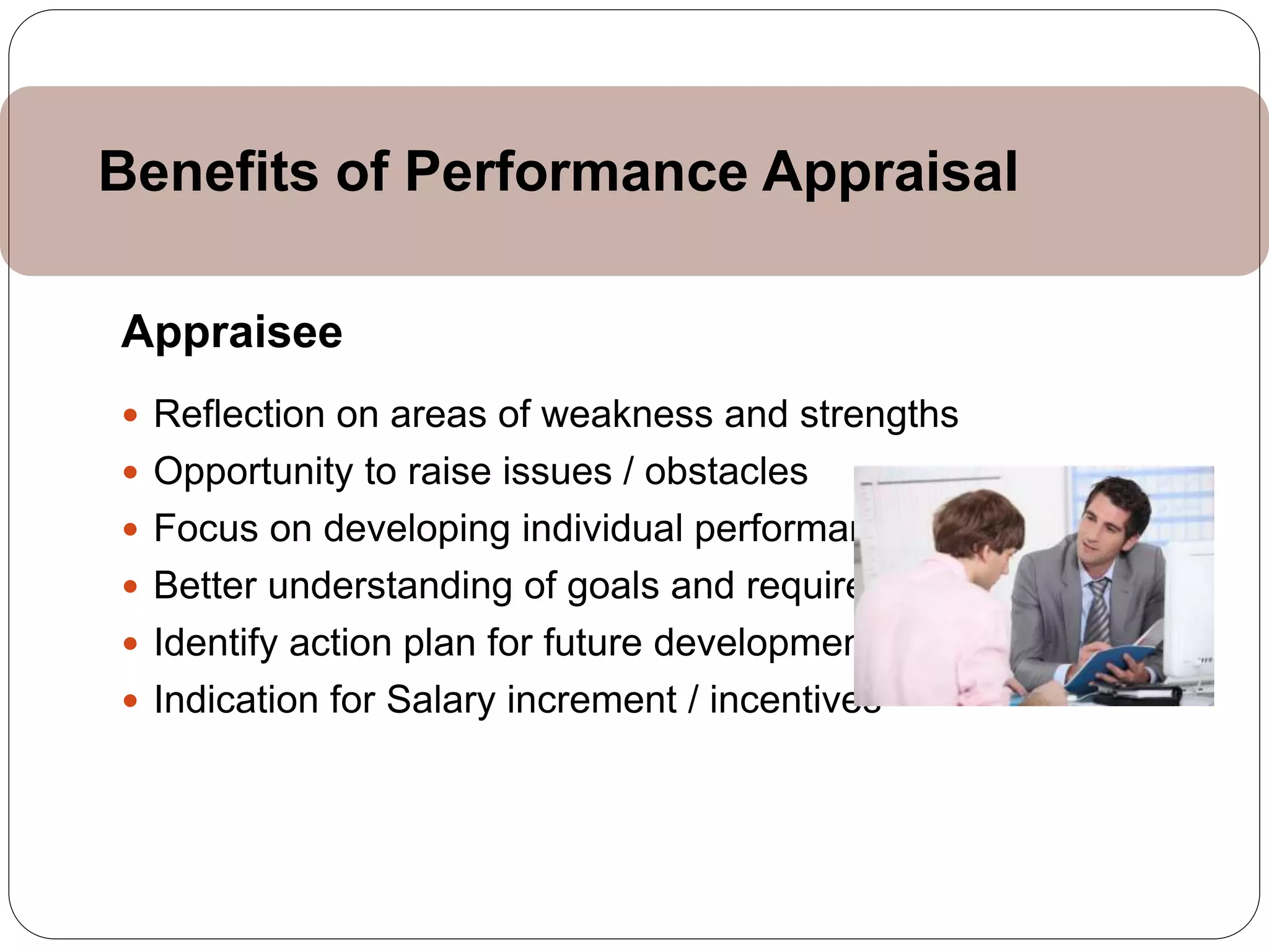 Performance appraisal principles | PPTX