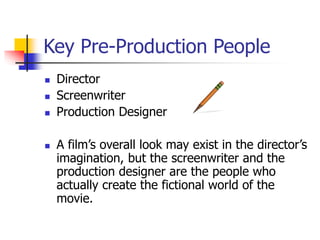 1. the pre production process | PPTX