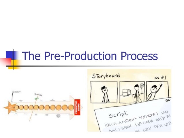 1. the pre production process