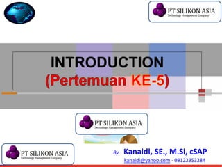 Introduction Materi "Pelatihan SALES PLANNING & SALES MANAGEMENT" | PPTX