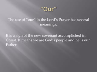 1.e prayer lords prayer | PPT