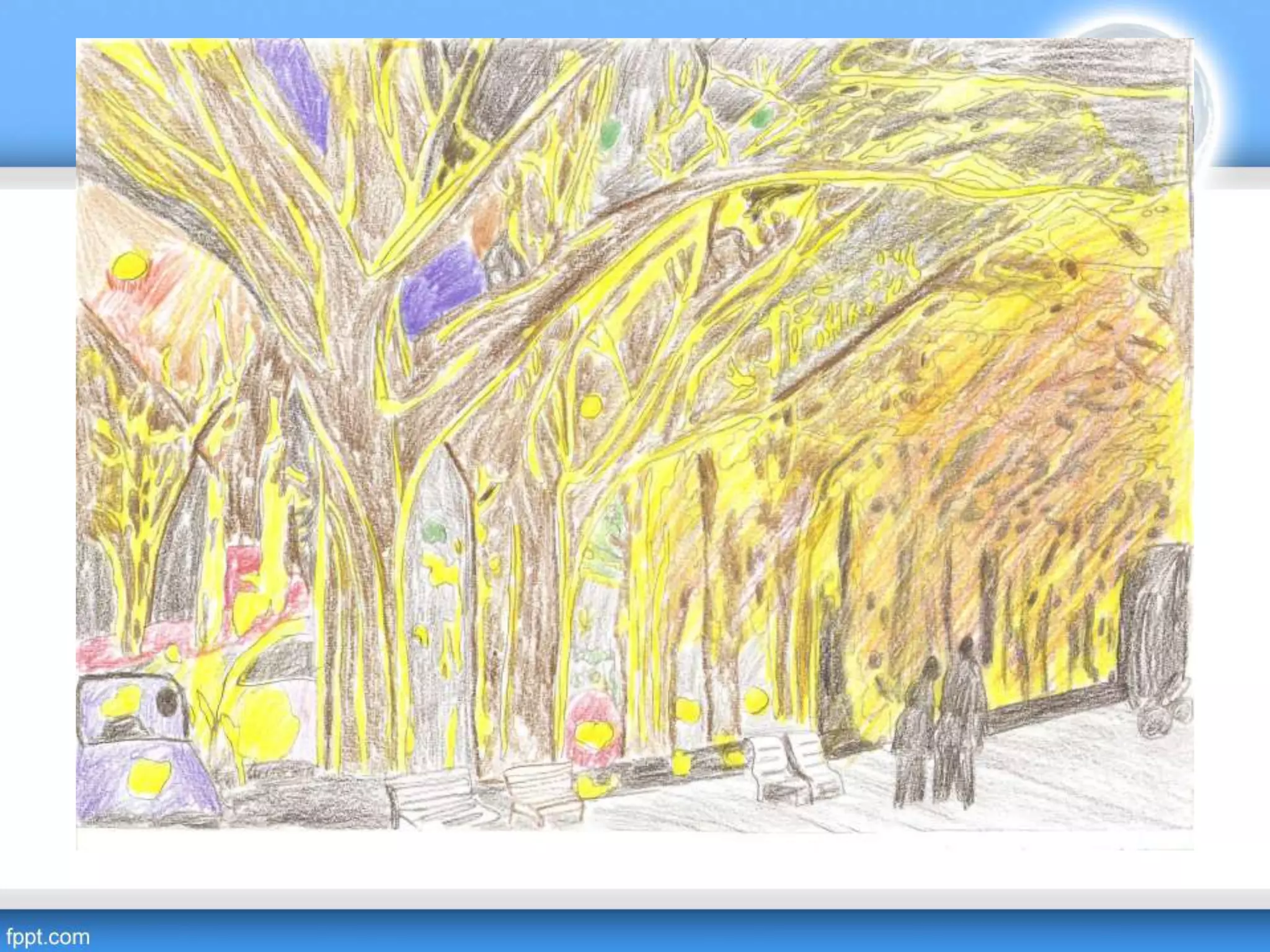 Light pollution drawings | PPT