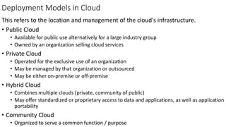 1. introduction to cloud computing | PPTX