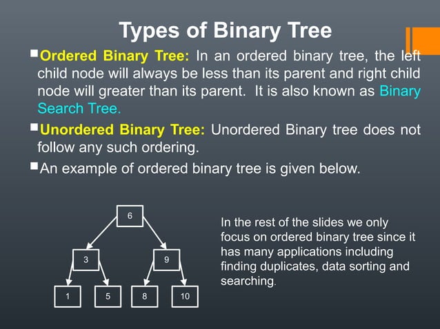 1.1 binary tree | PPT | Programming Languages | Computing
