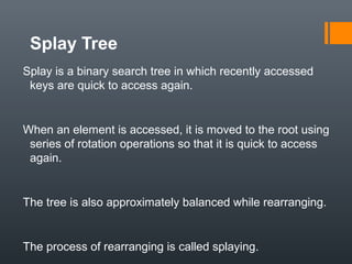 1.8 splay tree | PPT