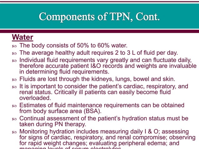 1.What is tpn and who needs it | PPT