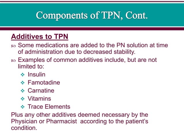 1.What is tpn and who needs it | PPT