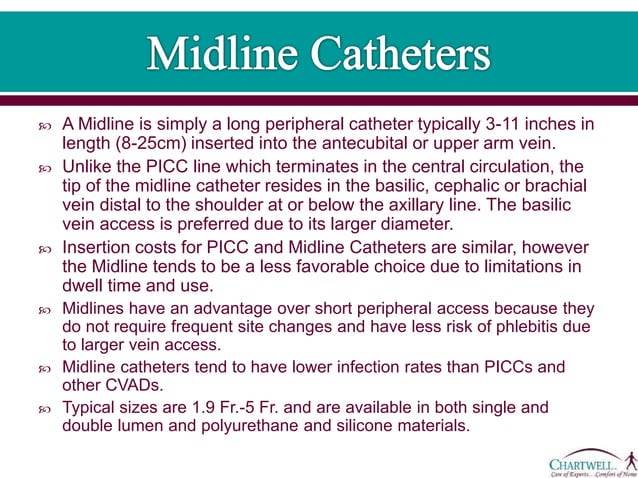 1. peripheral and midline iv lines | PPTX | First Aid | Injuries
