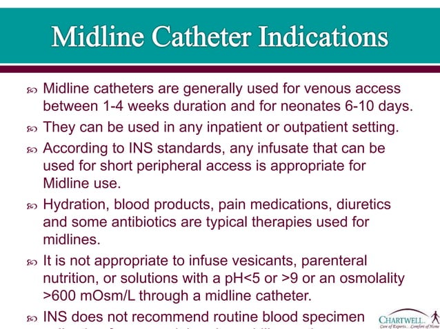 1. peripheral and midline iv lines | PPT