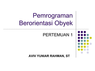 OOP1 | PPT